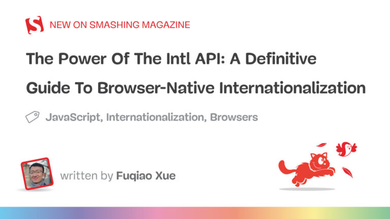 A Definitive Guide To Browser-Native Internationalization — Smashing ...